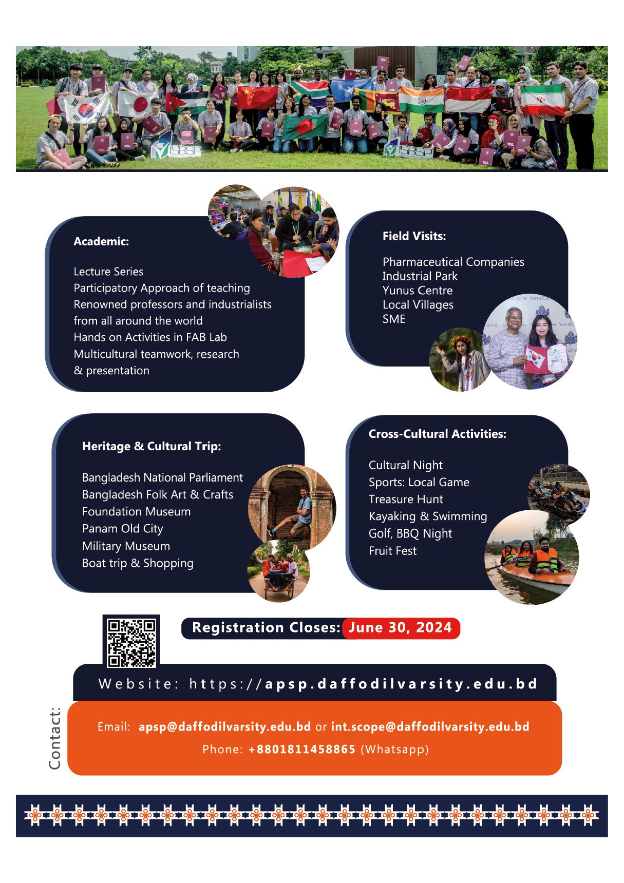 【國際活動】1st AUAP Pacific Summer Program (APSP) 2024：Together, A Great ...